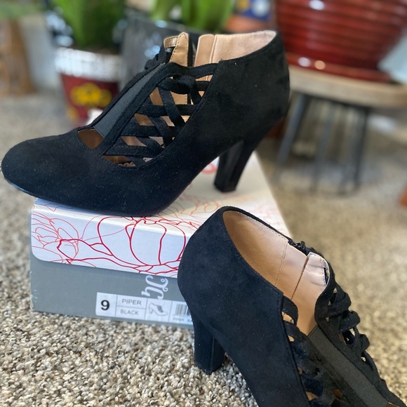 Journee Collection | Shoes | Jornee Collection Womens Black Bootie Heel ...